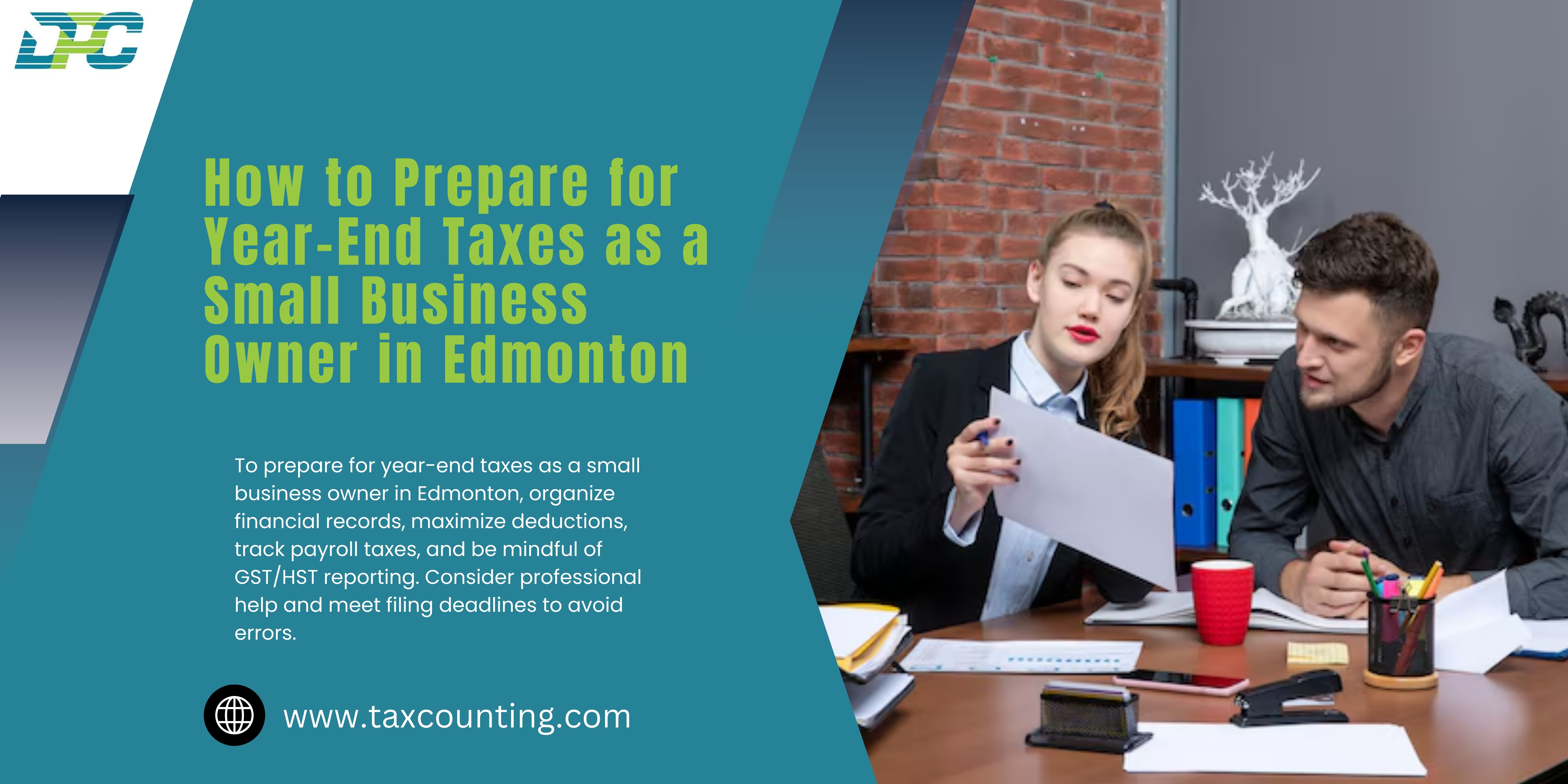 Small Business Accounting Edmonton: Prepare for Year-End Taxes